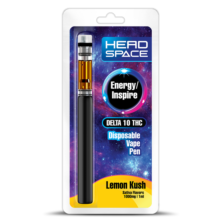 Delta 10 THC 1000mg Disposable Pen - Lemon Kush – HeadSpaceCBD.Net