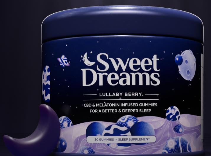 Sweet Dreams Lullaby Night Sleep Gummies 30MG – HeadSpaceCBD.Net